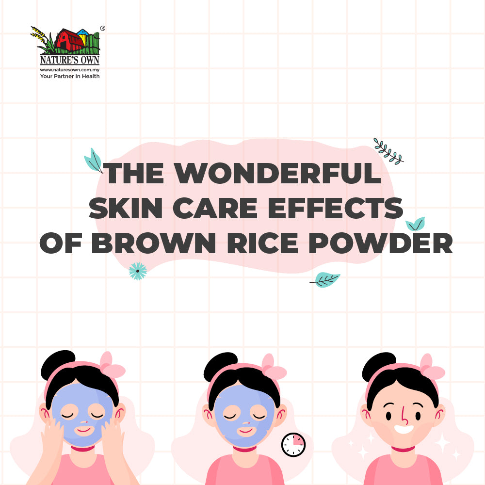 Skin care effects of brown rice powder - Nature's Own